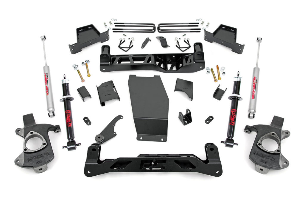 RC 7-inch Suspension Lift Kit (Factory Cast Aluminum & Stamped Steel ...