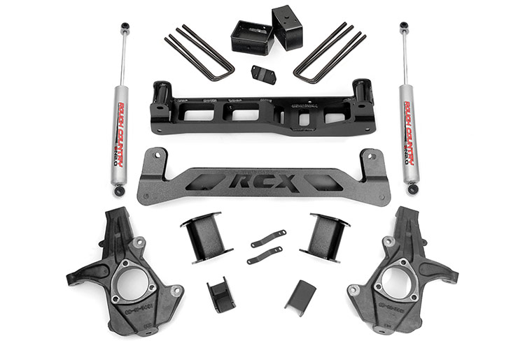 RC 5-inch Suspension Lift Kit (Factory Cast Aluminum / Stamped Steel ...