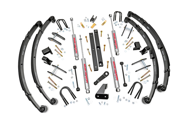 RC 4.5-inch Suspension Lift System (Military Wrap Leaf Springs) 614.2 ...